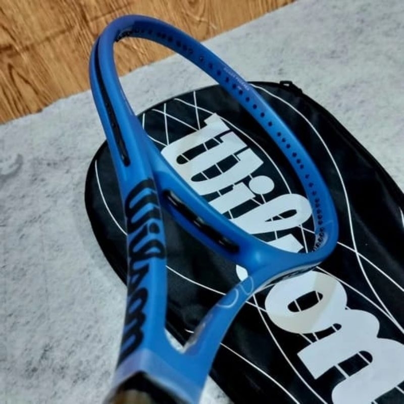 Jual Raket Tenis Wilson Pro Staff Liver Carbon Blue Ada Tas & Plus ...