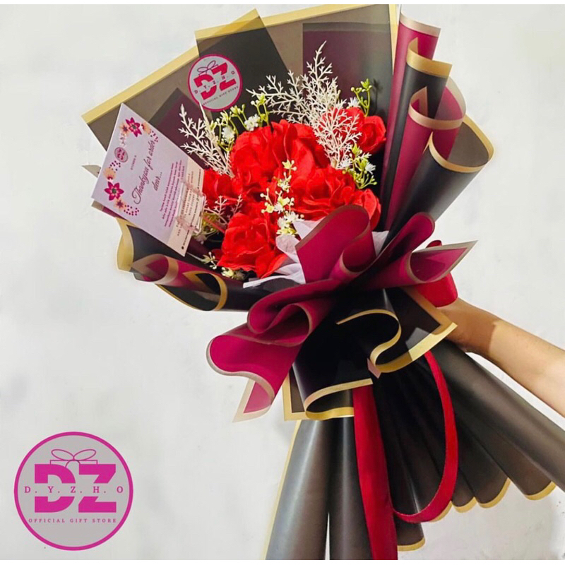 Jual BUKET BUNGA PEONY 5 TANGKAI | Shopee Indonesia