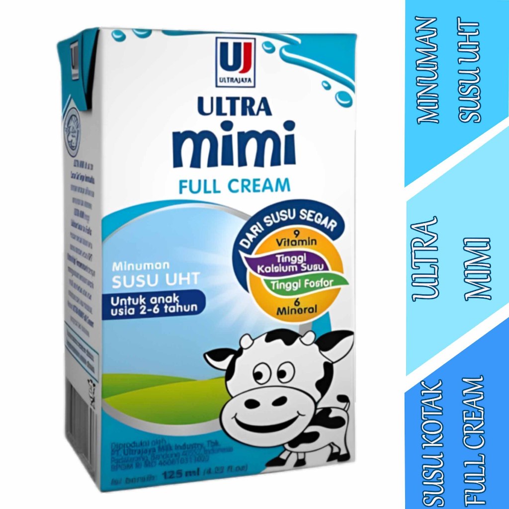 Jual Susu Full Cream - Ultra Mimi Kids - Minuman Susu UHT - 125ml ...
