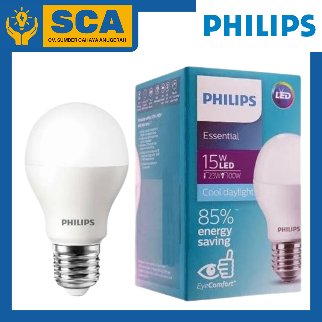 Jual LAMPU LED PHILIPS 15W ESSLED BULB 6500K PUTIH 15WATT | Shopee ...
