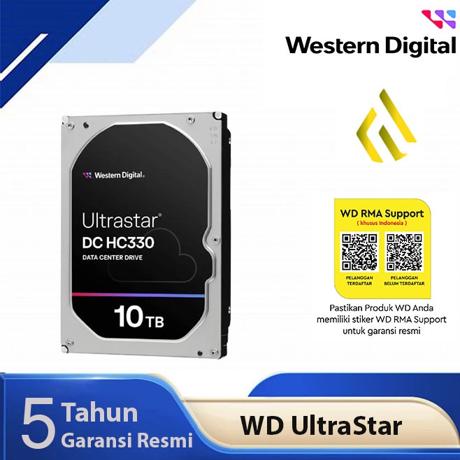 Jual WD ULTRASTAR 10TB - HDD Hardisk Internal Data Center Enterprise ...