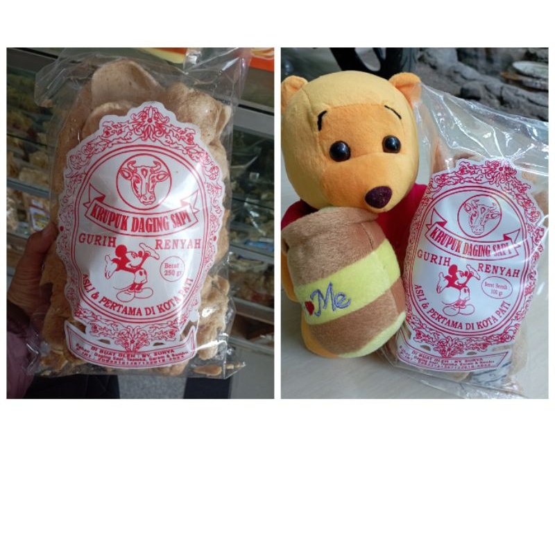 Jual Krupuk daging sapi asli khas Kota Pati Jawa Tengah Paket Bundling ...