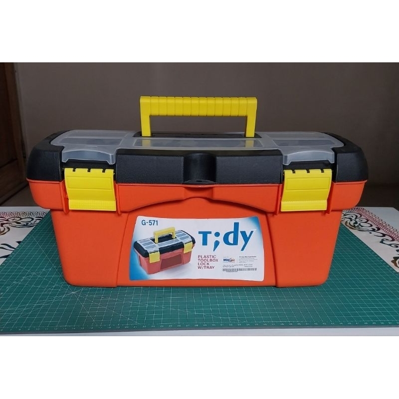 Jual TEMPAT KUNCI ALAT BENGKEL /TOOL BOX PLASTIC TOOL BOX LOCK W/TRAYl TIDY G-571 18 INC ...