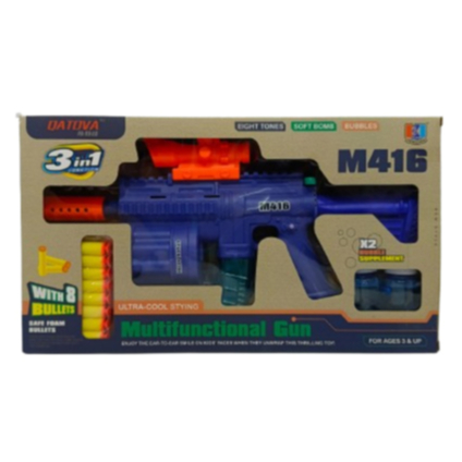 Jual Mainan Anak Tembakan 3-in-1 Multifunctinal Soft Bullet & Bubble ...