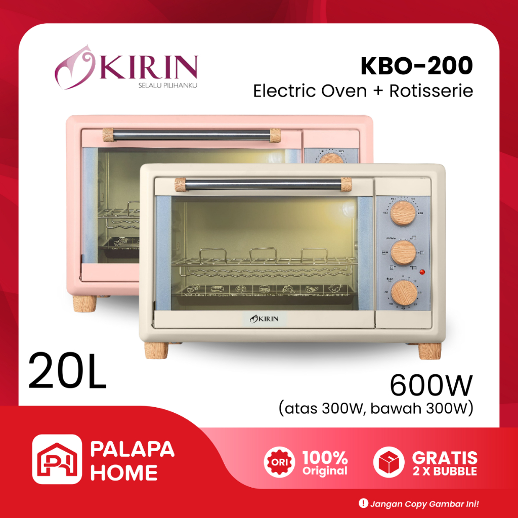 Jual Electric Oven KIRIN OMNI KBO 200 20 Liter Low Watt | Open Listrik ...
