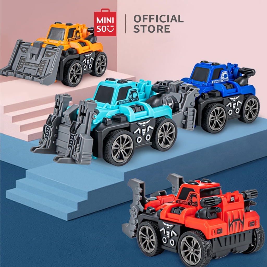 Jual MINISO TOY - MINISO Inertia Engineering Vehicle (4 Assorted Models ...
