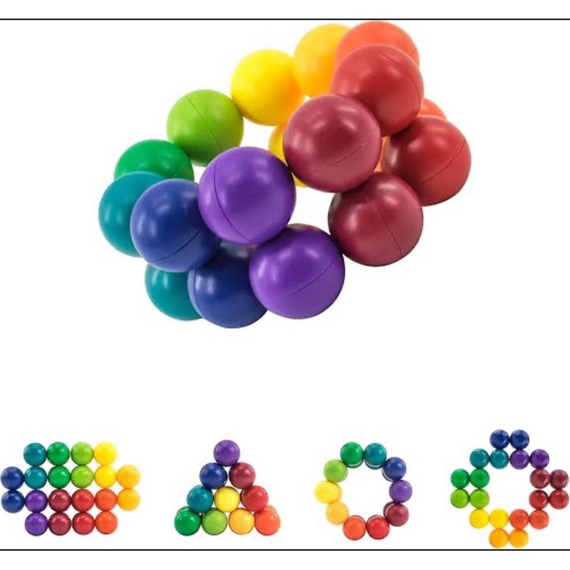 Jual * MKA * MAINAN PUZZLE BALL 3D EDUCATIONAL TOYS SET PUZZLE BOLA ...