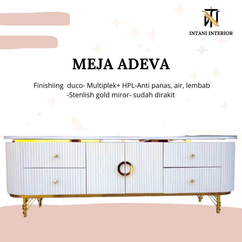 Jual Meja TV Console Adeva | Meja Minimalis Modern Aesthetic | Meja ...