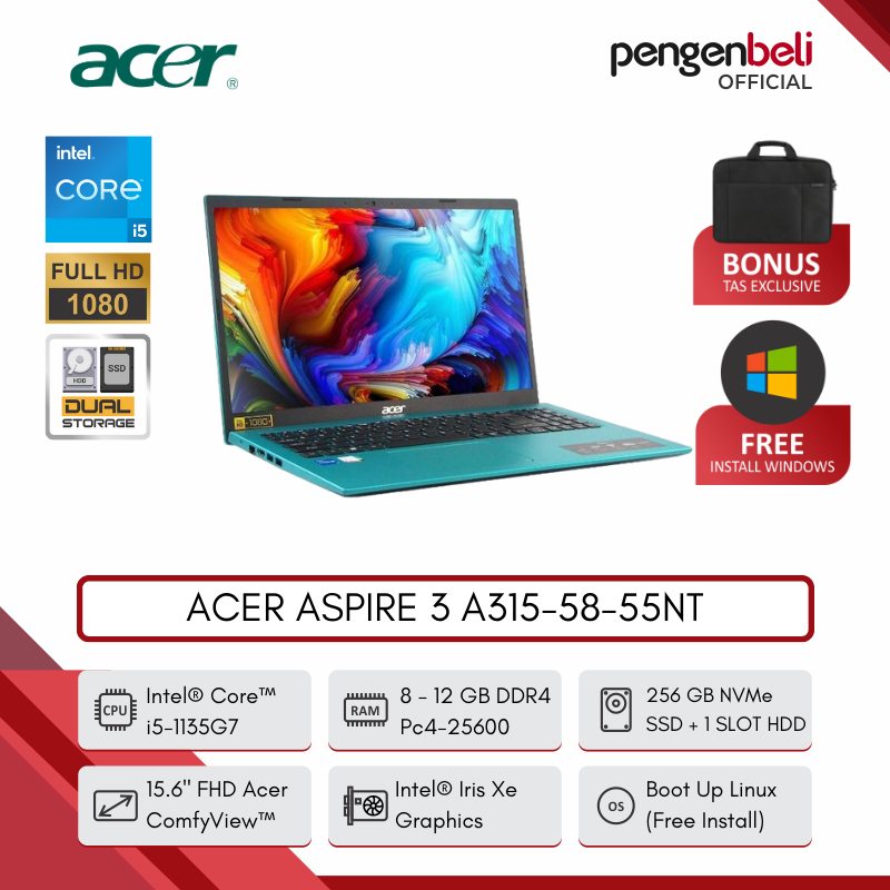 Jual Promo Laptop Baru! Warna Menarik [Core I5 GEN 11 | 12GB RAM | SSD ...