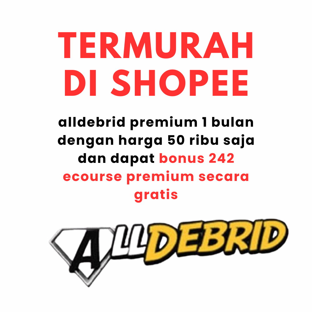 Jual akun alldebrid premium sharing 1 bulan paling murah di shopee ...