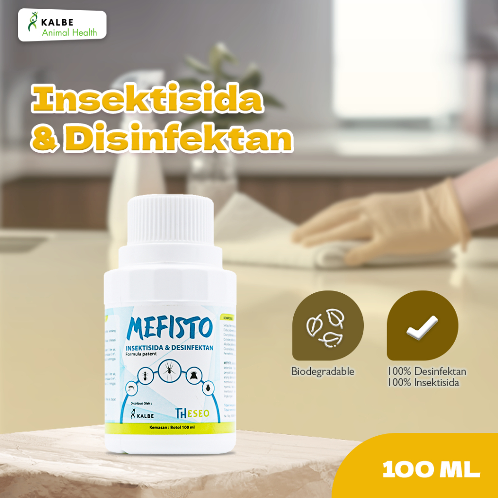 Jual Mefisto Desinfektan 100ml - cairan penghilang antibakteri | Shopee ...
