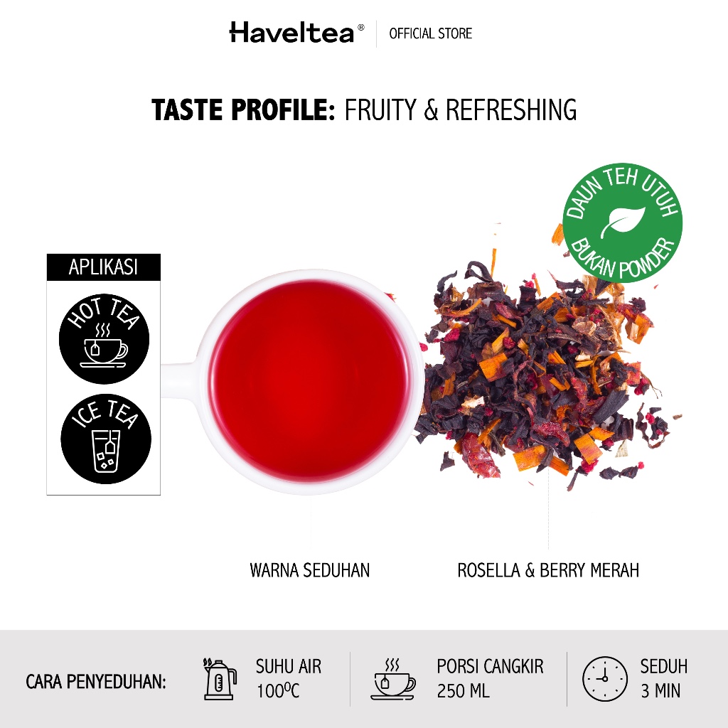 Jual BERRYBISCOUS | Big Tin | Haveltea | Fruit Tea | Berry Hibiscus ...