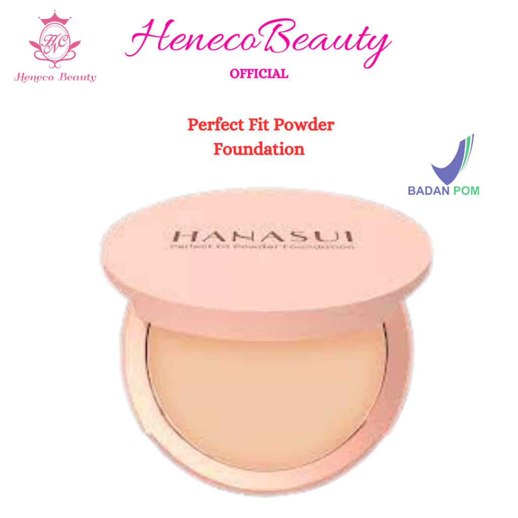 Jual HANASUI Perfect Fit Powder Foundation \ Bedak Padat 12,5gr ...