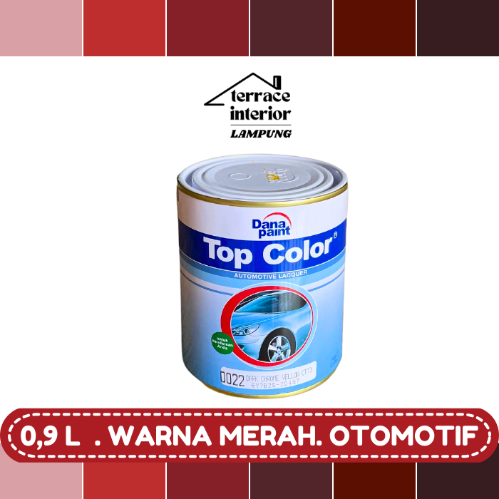 Jual Cat Duco Top Color Warna Merah Glossy 1L ( AUTOMOTIVE LACQUER ...