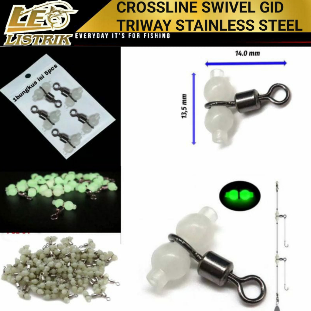 Jual CROSSLINE SWIVEL GID YC 1238 KILI-KILI CABANG TIGA STAINLESS STEEL ...
