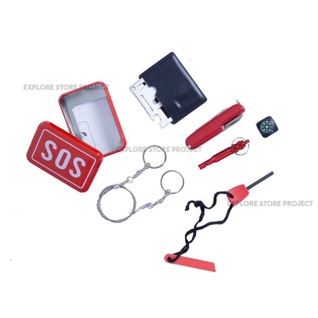 Jual EXPLORE STORE PROJECT | PORTABLE SOS TOOL KIT | EMERGENCY OUTDOOR ...