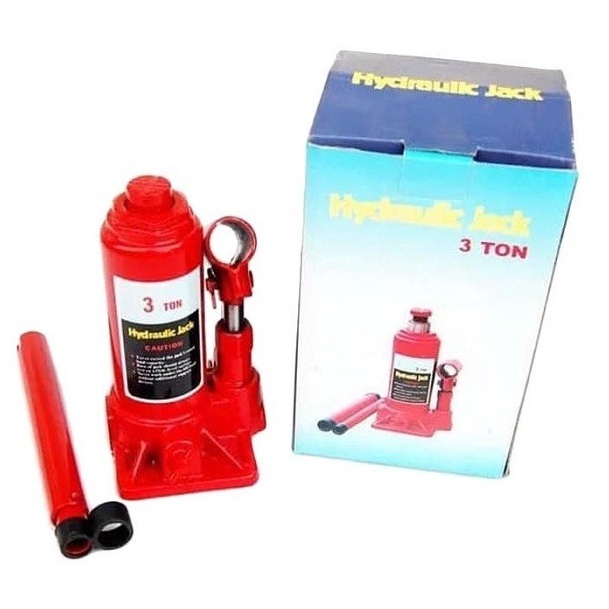 Jual Hydraulic Bottle Jack Fukuda 3T Dongkrak Botol | Shopee Indonesia