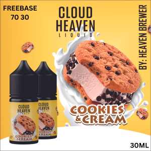 Jual Cloud Heaven Liquid Cookies N Cream Creamy Freebase 30ML by Heaven ...