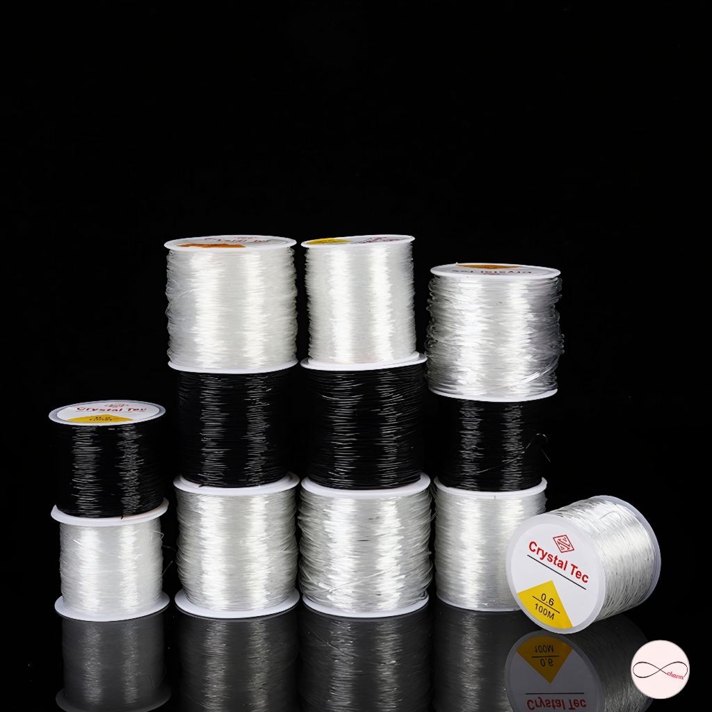 Jual Tali Senar Elastis Crystal Tec Karet Kenur Elastis DIY Aksesoris ...