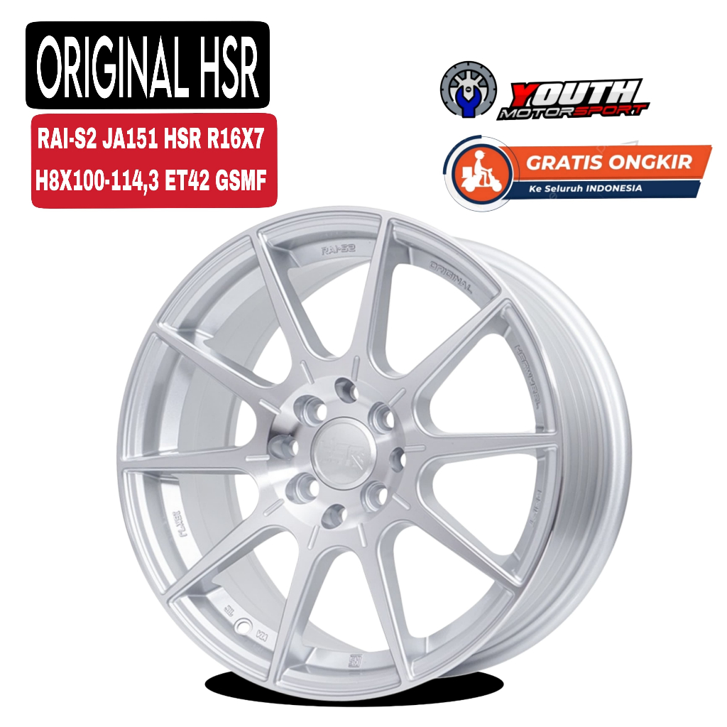 Jual VELG R16 ORIGINAL HSR RAI S2 COCOK UNTUK AVANZA,XENIA,JAZZ,MOBILIO,BRIO DLL | Shopee Indonesia
