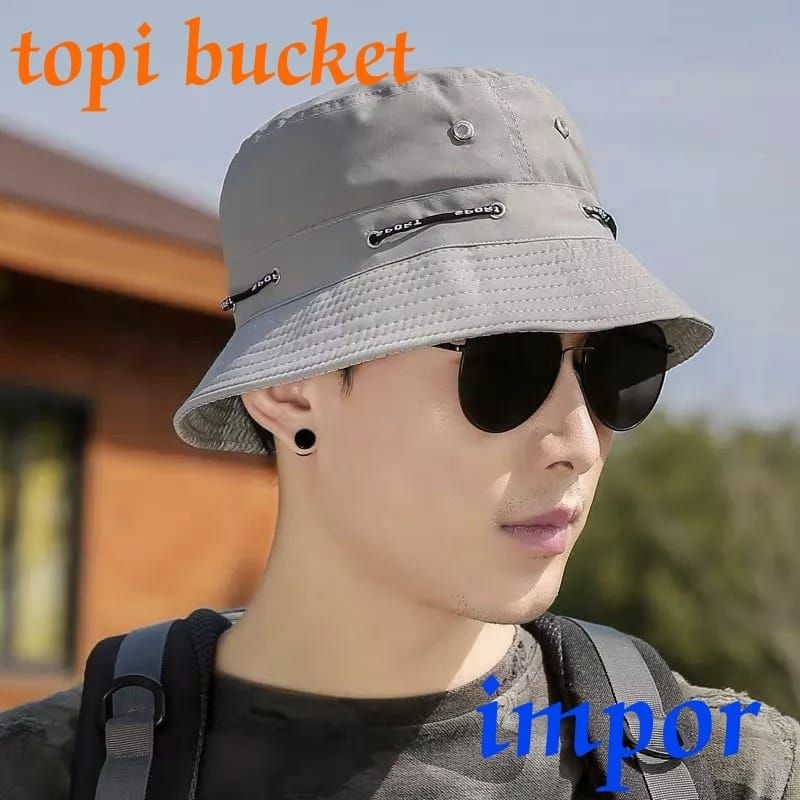 Jual topi bucket varian 6 warna -import | Shopee Indonesia
