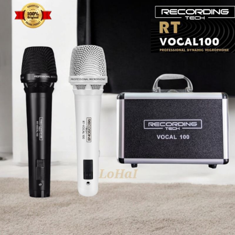 Jual Recording Tech RT Vocal 100 Microphone Dynamic Professional RT ...