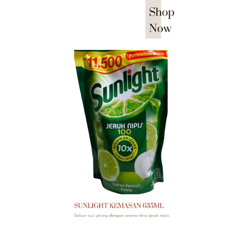 Jual Sunlight kemasan 635 ml harga spesial terbaik | Shopee Indonesia