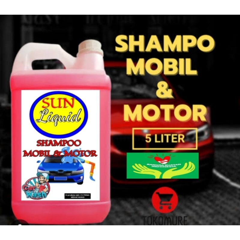 Jual Shampo Mobil 5 ltr Shampo Snow Wash Sabun Cuci Motor Dan Mobil ...
