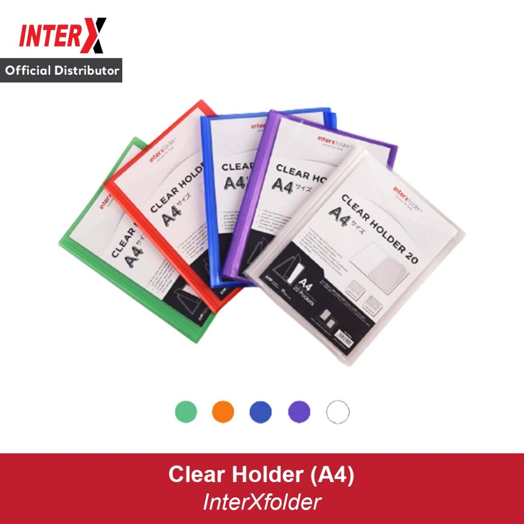 Jual INTERX CLEAR HOLDER UKURAN A4 20 PC | Shopee Indonesia