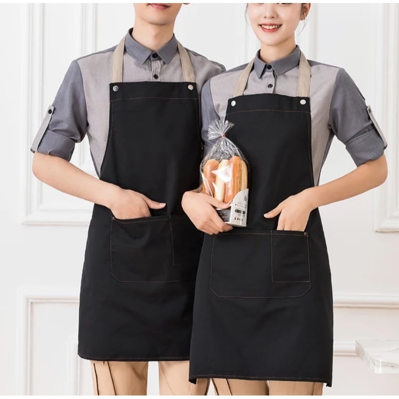 Jual ALIMRAN APRON/CELEMEK RESTORAN WATERPROOF APRON MASAK CELEMEK KOKI ...