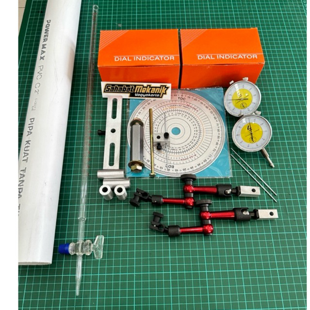 Jual busur derajat motor dial set indikator stand dial universal ...