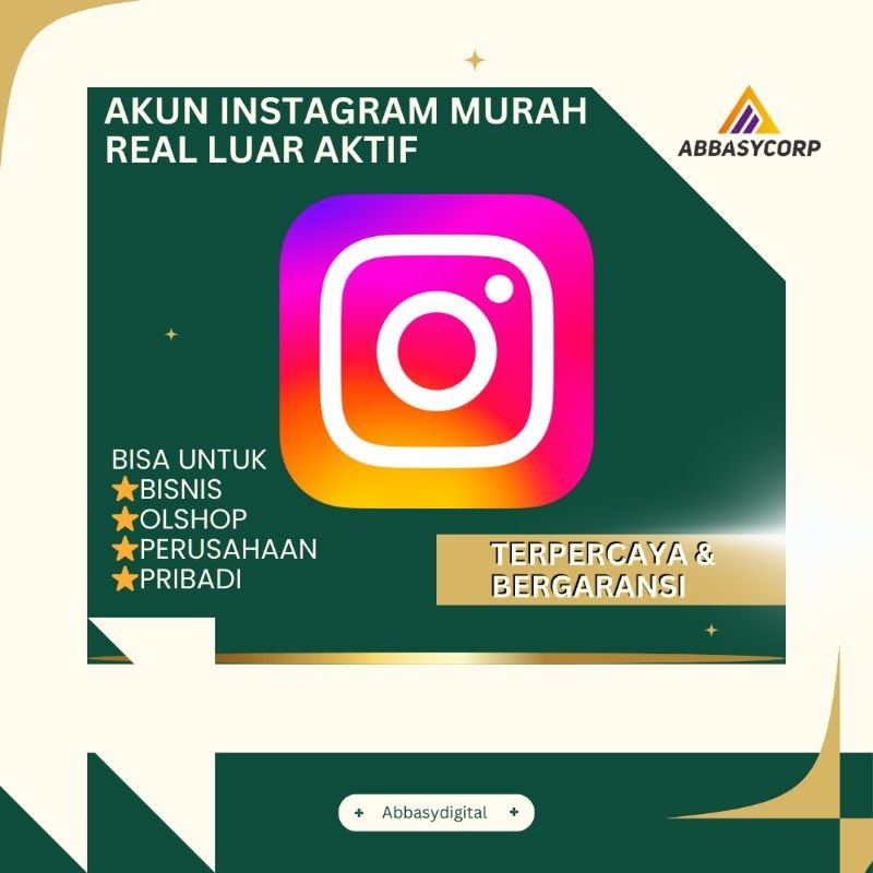 Jual AKUN INSTAGRAM REAL AKTIF AKUN IG MURAH AKUN IG TERMURAH AKUN IG ...