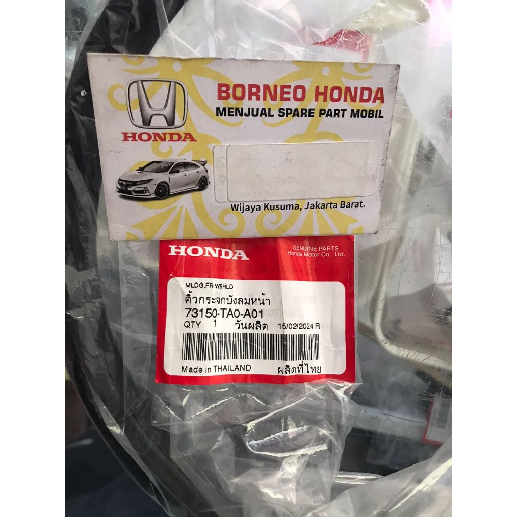 Jual KARET LIST KACA BESAR DEPAN LIS ATAS CRV GEN 4 RM1 2 3 2000 2.0 ...