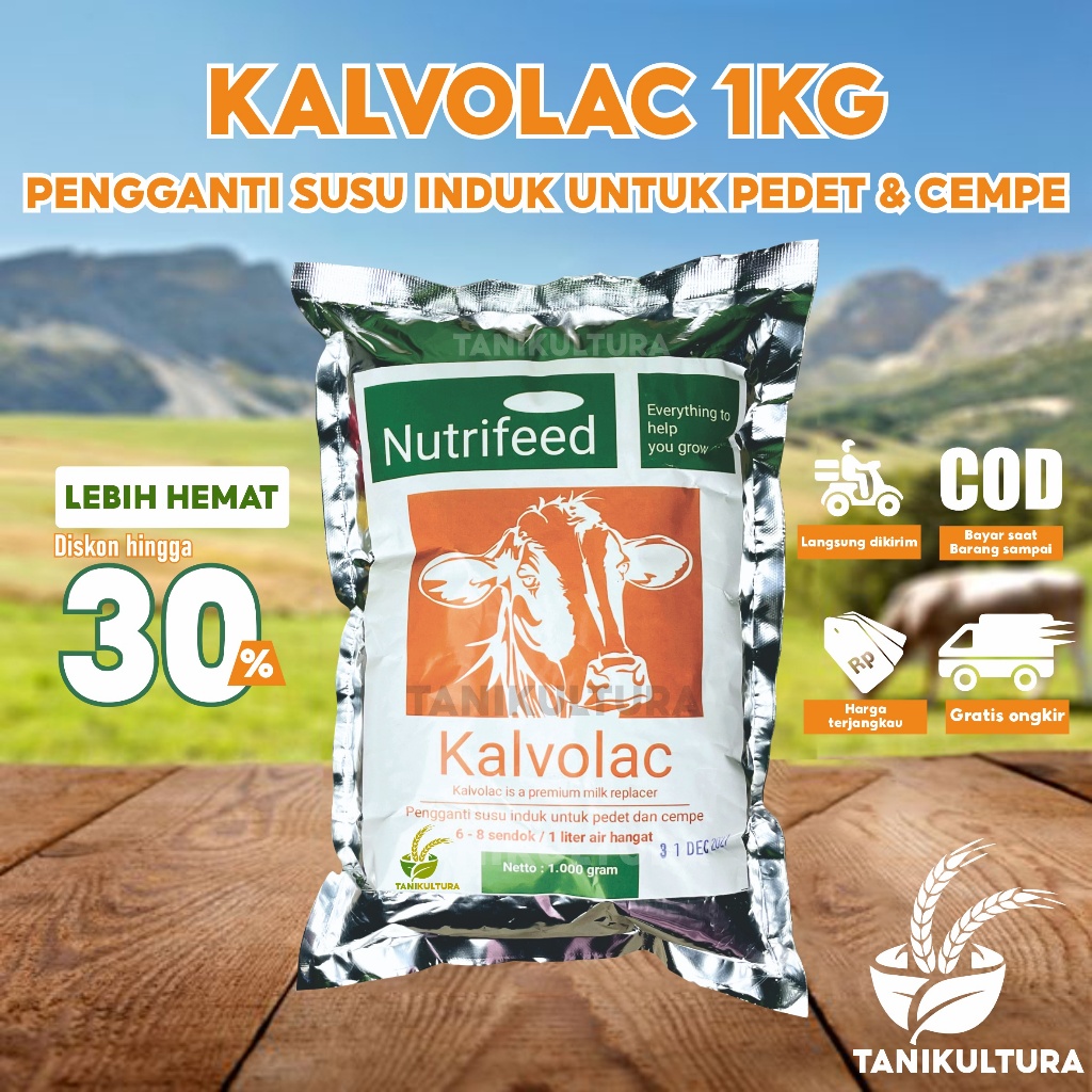 Jual Kalvolac Susu Kambing 1kg Original Nutrifeed Susu Pengganti Induk ...