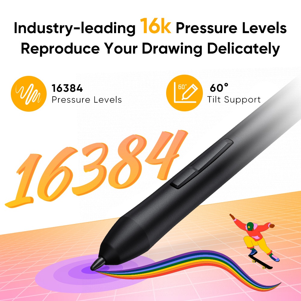 Jual XPPen Deco 640 Drawing Tablet Pen Tablet With 16K Pen Support Tilt ...