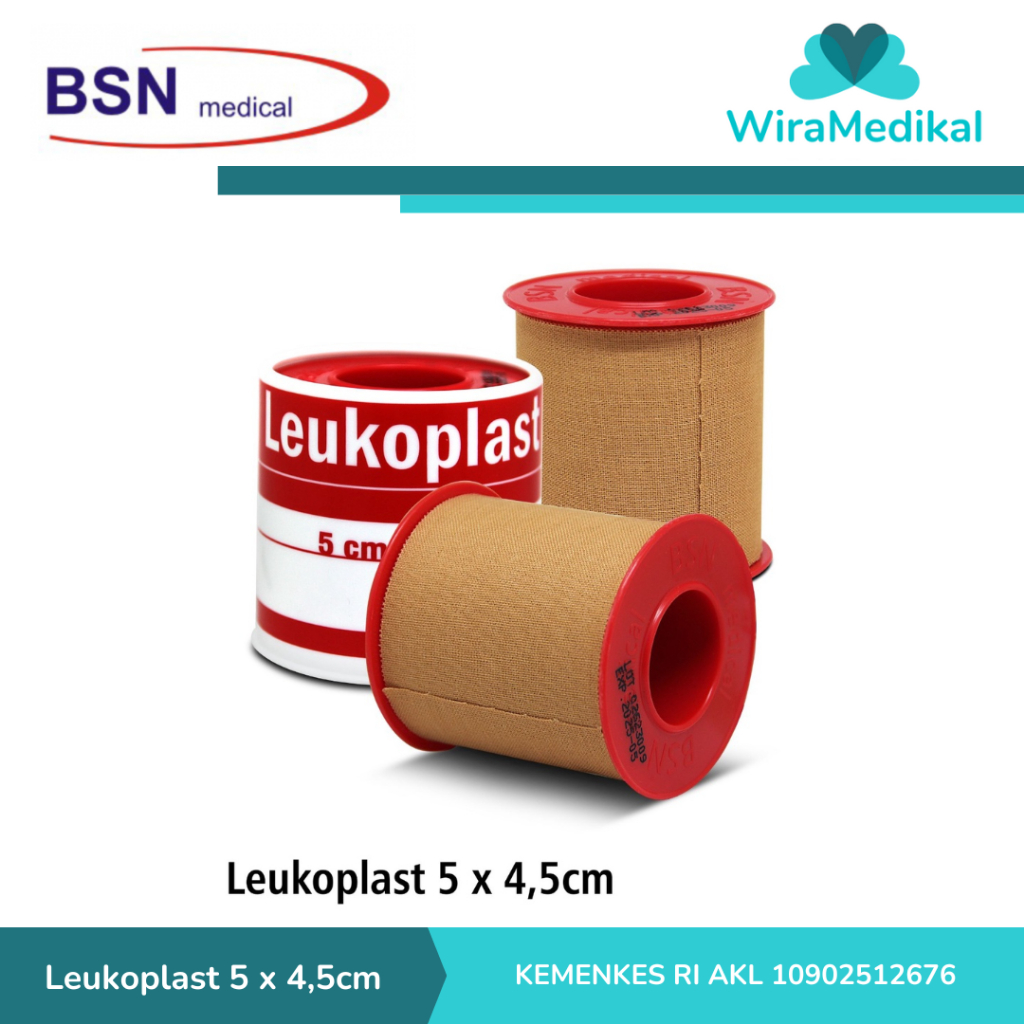 Jual Leukoplast Plester Kain BSN 5cm x 4,5m / Plester Rol Kain 5 inch | Shopee Indonesia