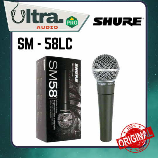 Jual SHURE SM58 / Mic SM 58 / SM58LC Mic Vocal Dynamic ORIGINAL | Shopee Indonesia