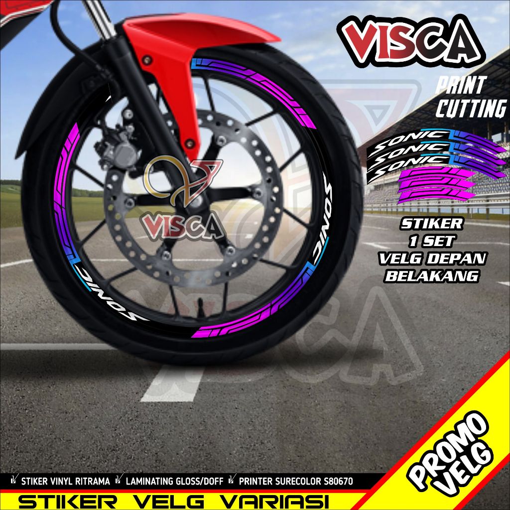 Jual Stiker Velg List Velg Motor Stiker Velg Sonic Motif A01 Bunglon ...