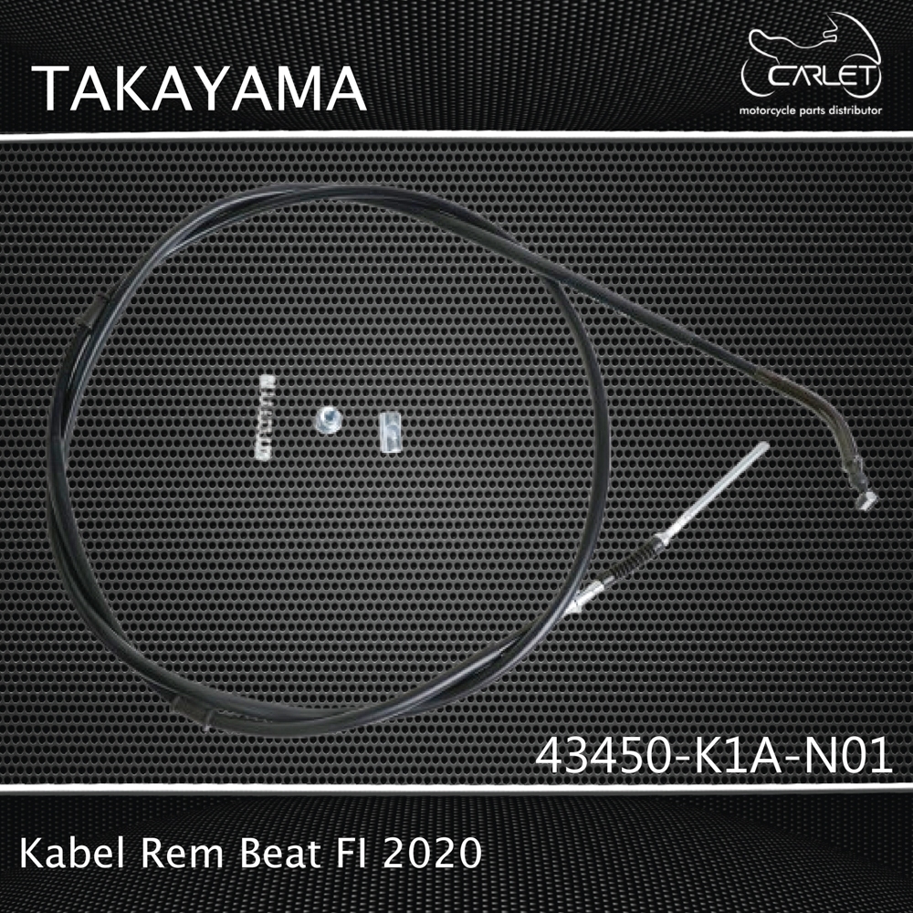 Jual Takayama Kabel Rem / Brake Cable Beat FI 2020 K1A (Belakang ...