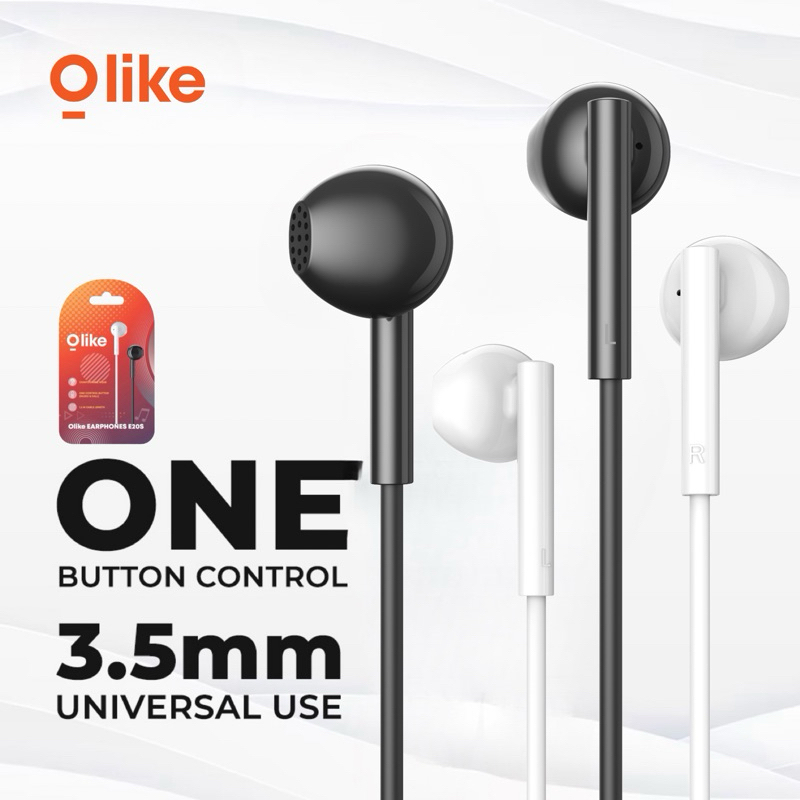Jual OLIKE E20S Headset Earphone Hifi HD Stereo Sound Wired Super Bass ...