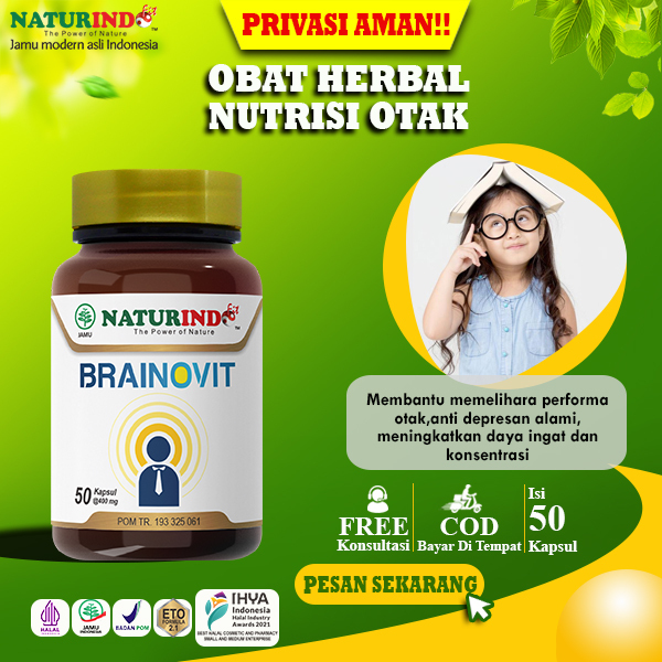 Jual Suplemen Nutrisi Otak Daya Ingat Obat Pintar Alami Vitamin Otak ...