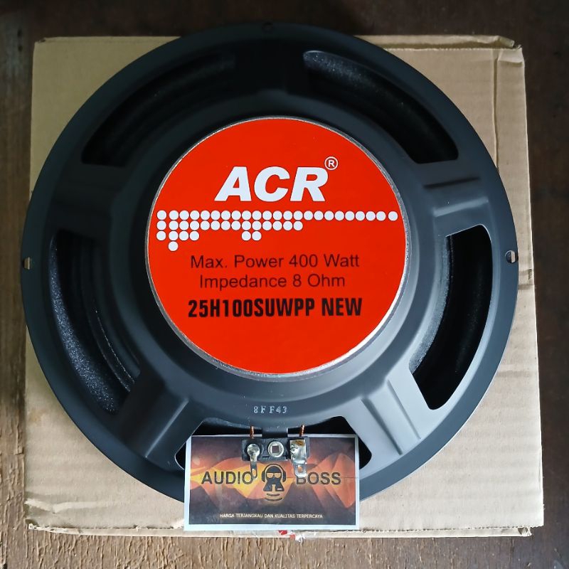 Jual Speaker ACR 10" 25H100SUWPP ACR PRO NEW Woofer 10 in 400 Watt ...