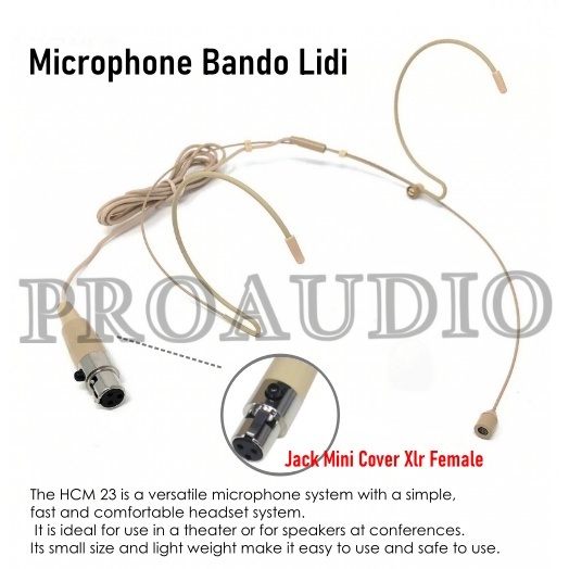 Jual MIC HEADSET LIDI 3 PIN SPIRAL BISA DI TEKUK MIC BANDO 3 PIN ...
