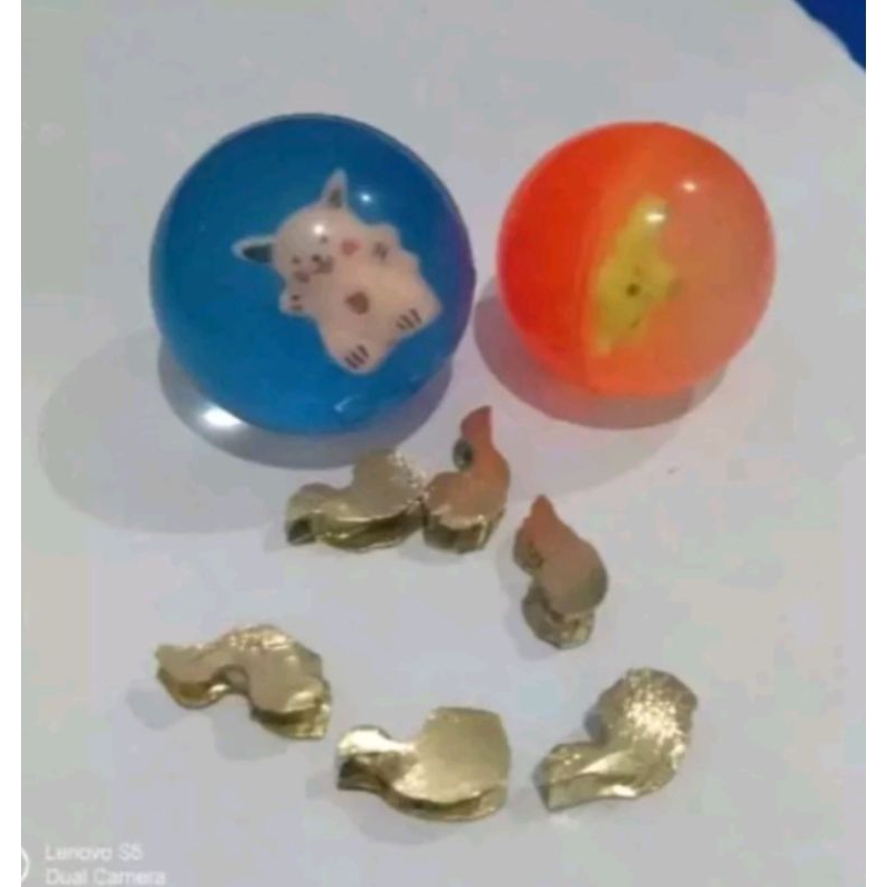 Jual Mainan Bekelan Bekel set 1 bola Besar + 6 biji | Shopee Indonesia