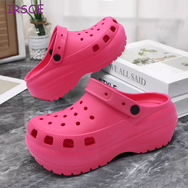 Jual IRSOE Sandal Kodok Wanita Dewasa Kekinian Sandal Baim Wedges ...