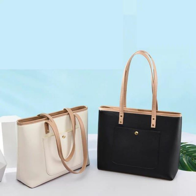 Jual Tote Bag - Tas Kuliah - Tas ibu guru -tas wanita Korean style Tas ...