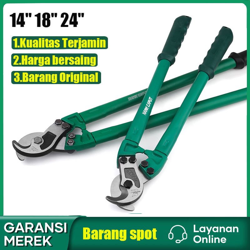 Jual GUNTING KAWAT KABEL / ALAT POTONG KAWAT KABEL 14" 18" 24" INCH ...