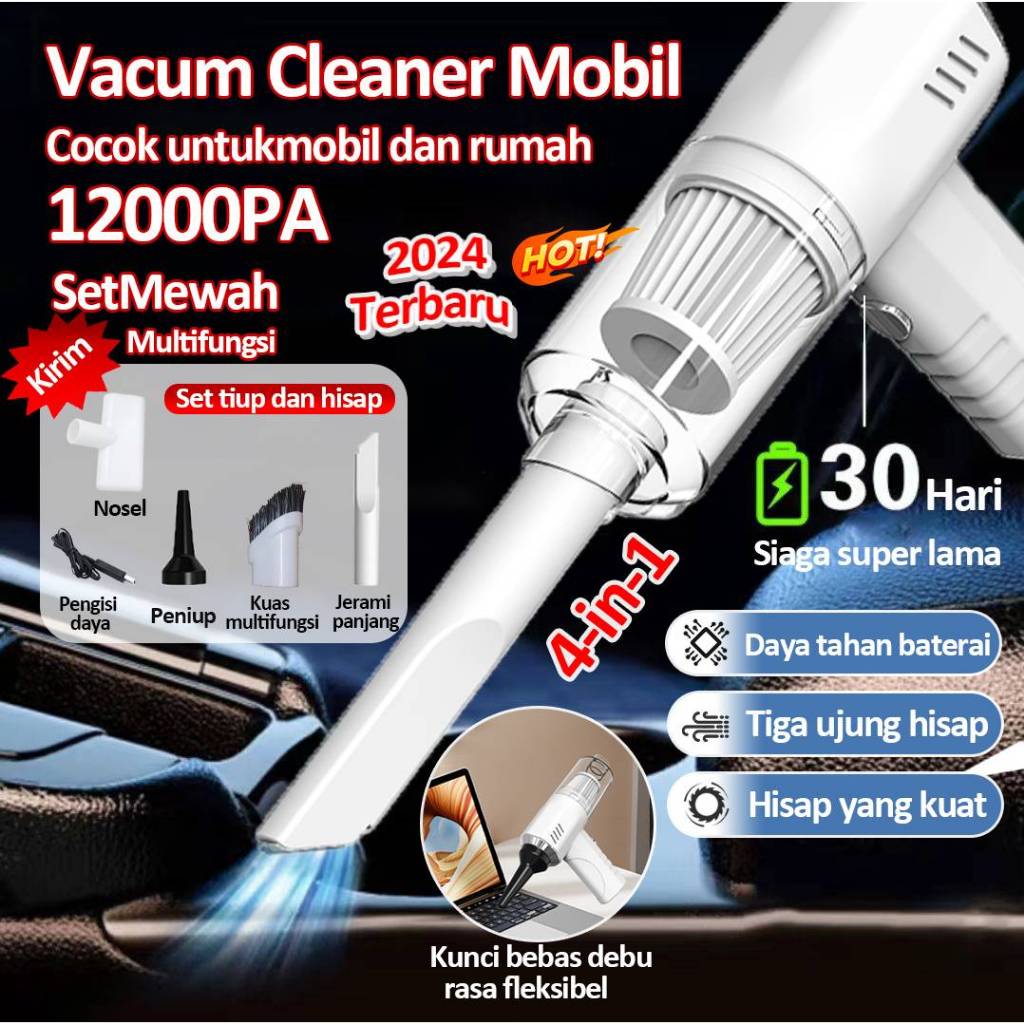Jual Vacuum Cleaner Mobil Penyedot Debu Portable Mini Vacuum Cleaner ...