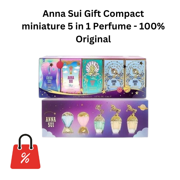 Jual Anna Sui Gift Compact miniature 5 in 1 Perfume 5ml - 100% Original ...