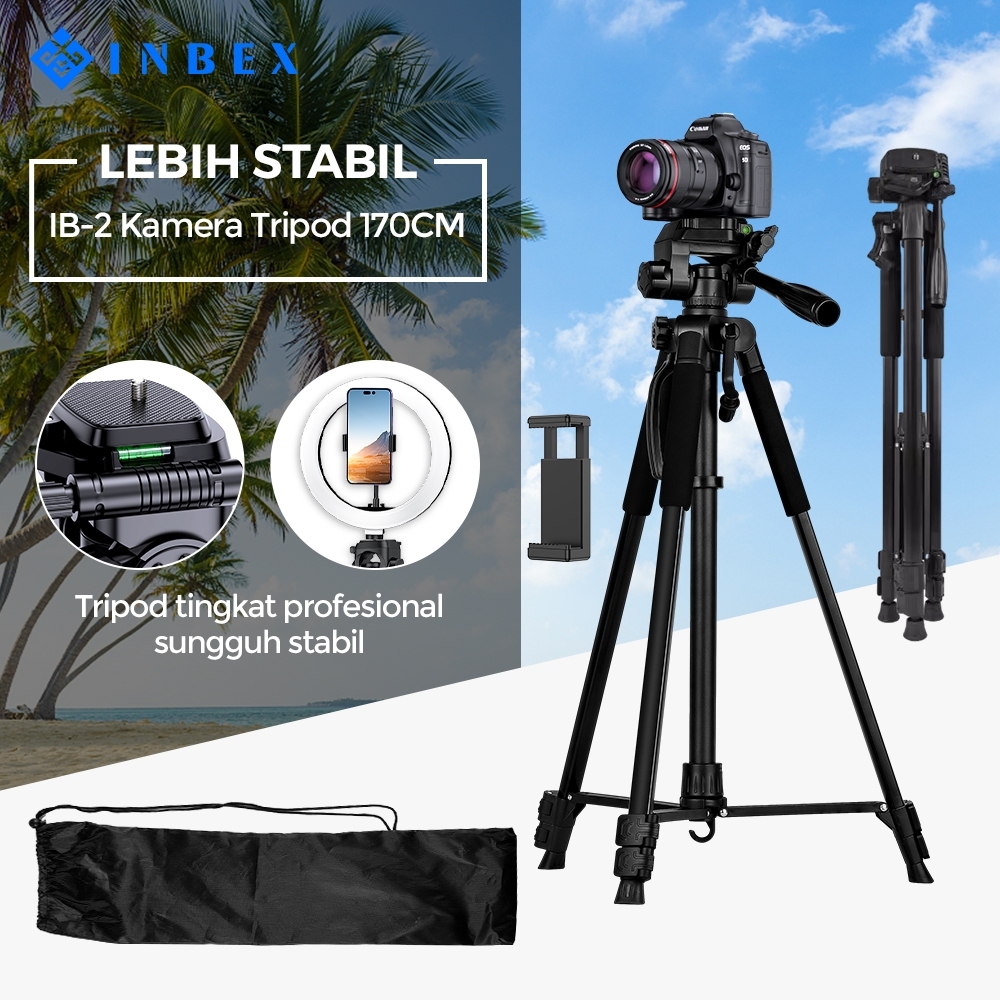 Jual INBEX TF-3366 Tripod Aluminum 133CM tripod konten kreator ...